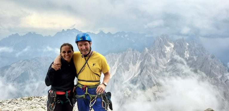 Comici - klettern an der Nordwand der großen Zinne - ein Alpin ...