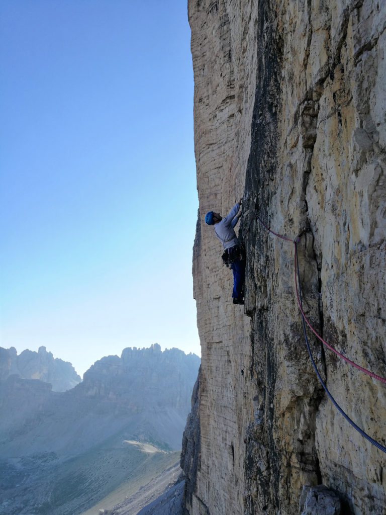 Comici - klettern an der Nordwand der großen Zinne - ein Alpin ...