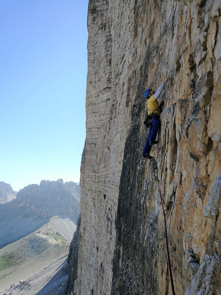 Comici - klettern an der Nordwand der großen Zinne - ein Alpin ...