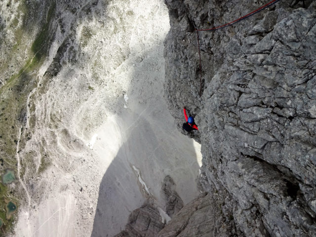 Comici - klettern an der Nordwand der großen Zinne - ein Alpin ...