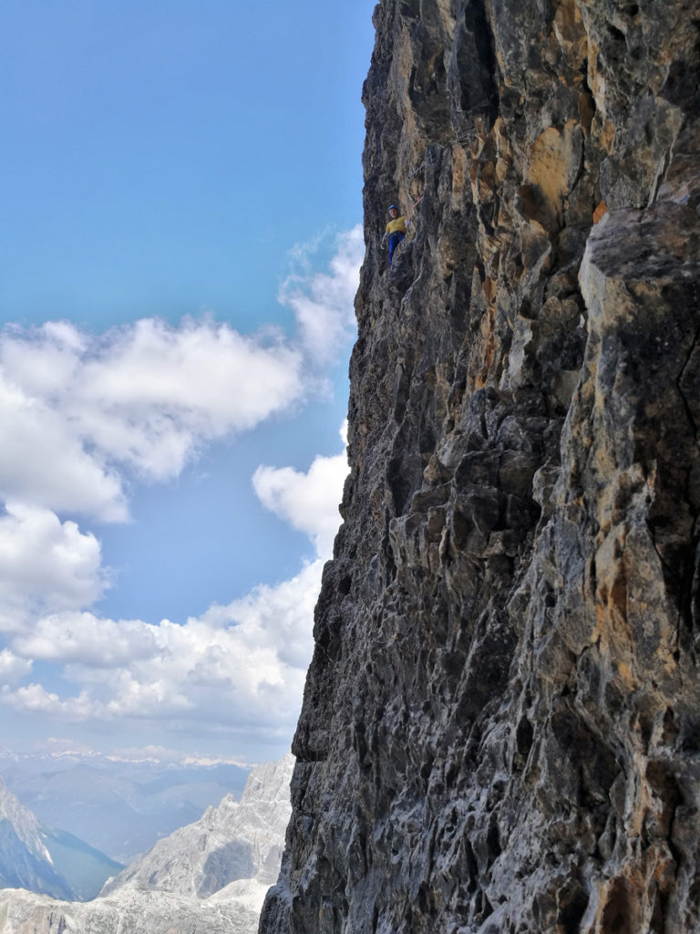 Comici - klettern an der Nordwand der großen Zinne - ein Alpin ...