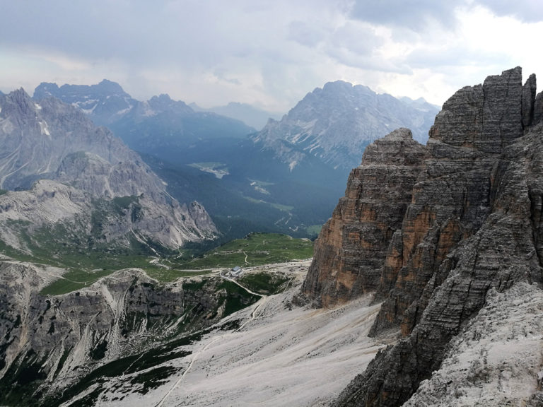 Comici - klettern an der Nordwand der großen Zinne - ein Alpin ...