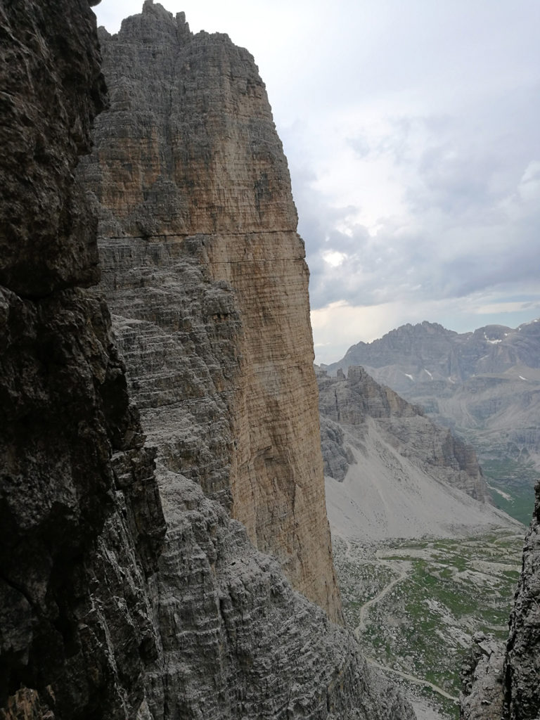 Comici - klettern an der Nordwand der großen Zinne - ein Alpin ...