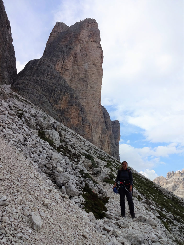 Comici - klettern an der Nordwand der großen Zinne - ein Alpin ...