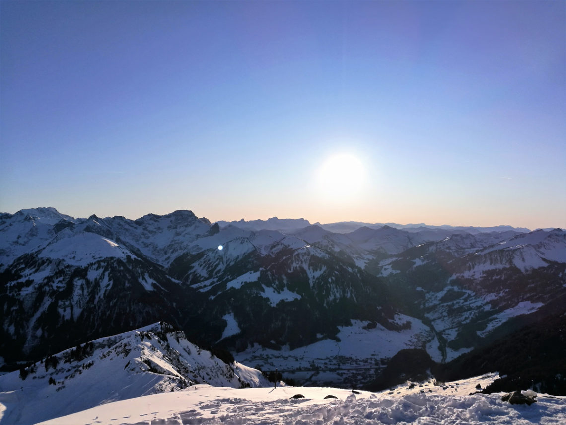 Das Skigebiet Diedamskopf im Bregenzerwald - Moosbrugger Climbing